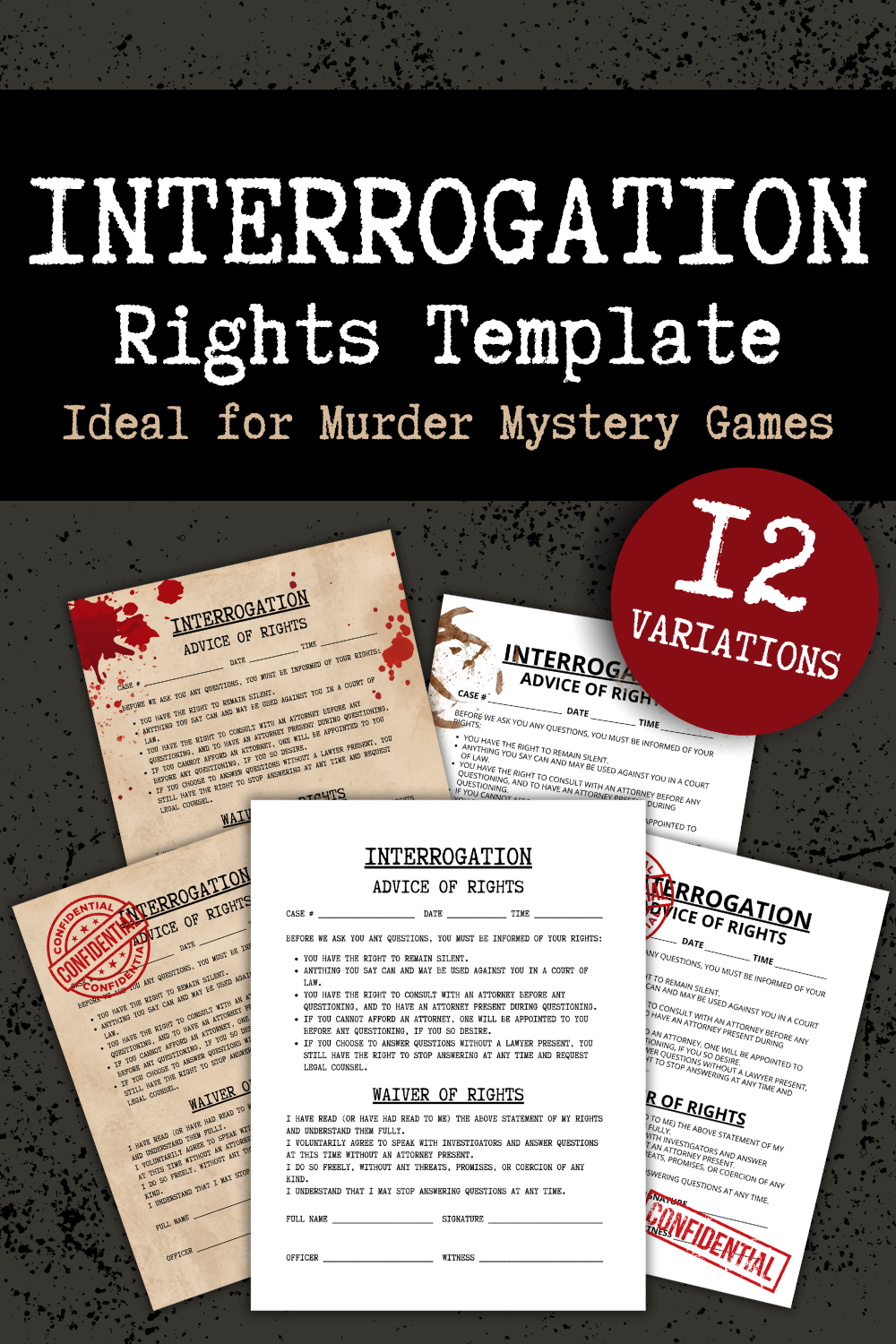 Props & Extras – MortalCase